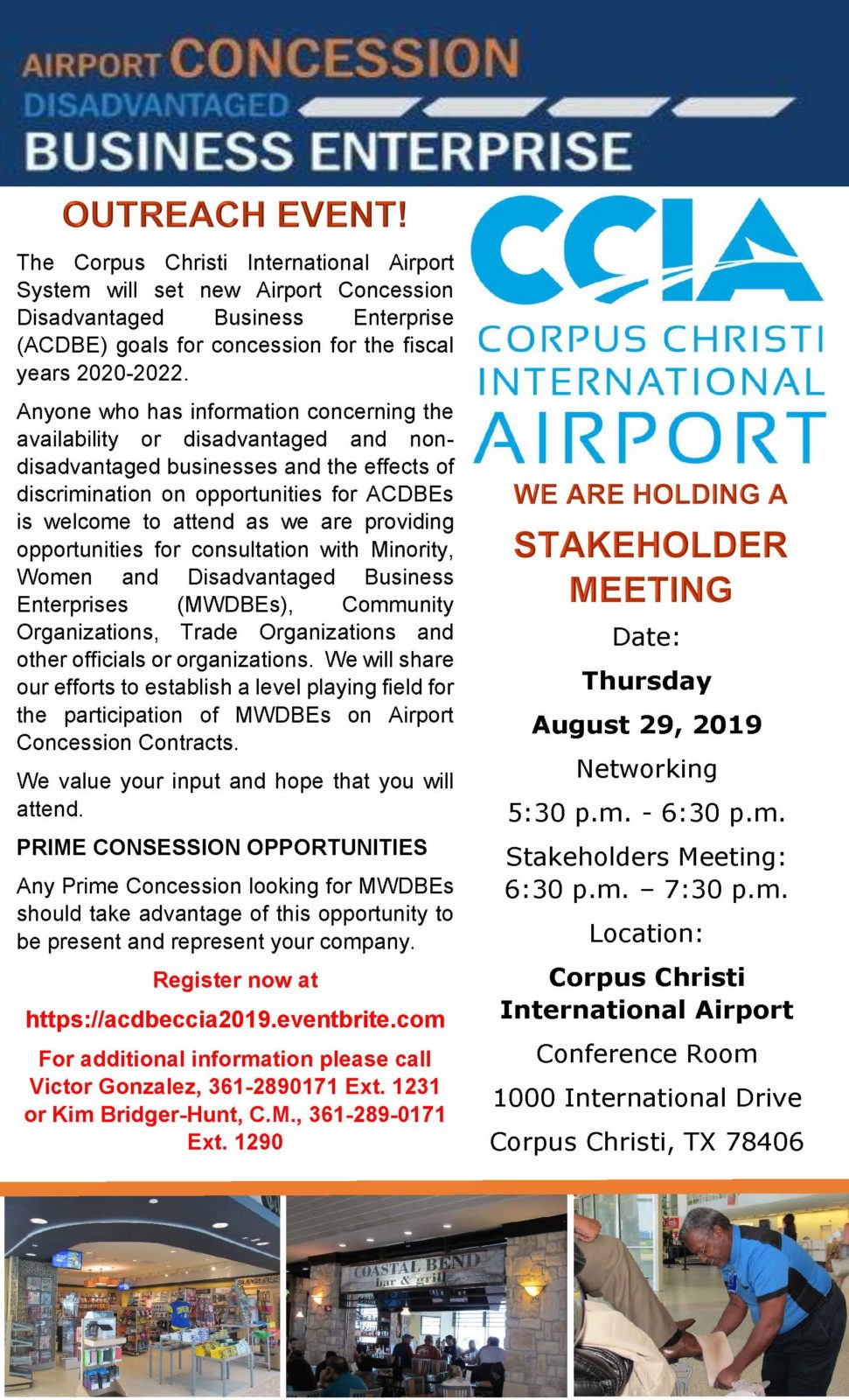 CCIA ACDBE Stakeholder Meeting Flyer - AMAC