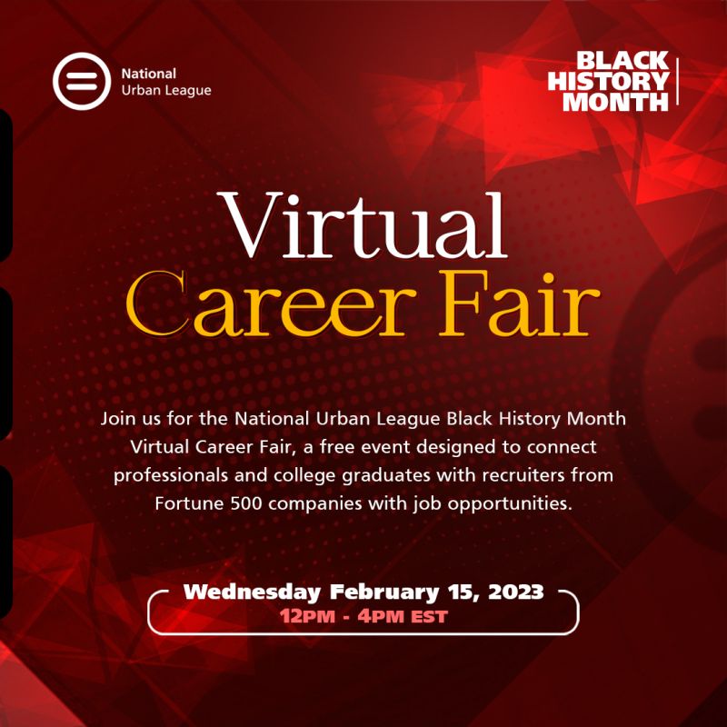 National Urban League Black History Month Virtual Career Fair - AMAC