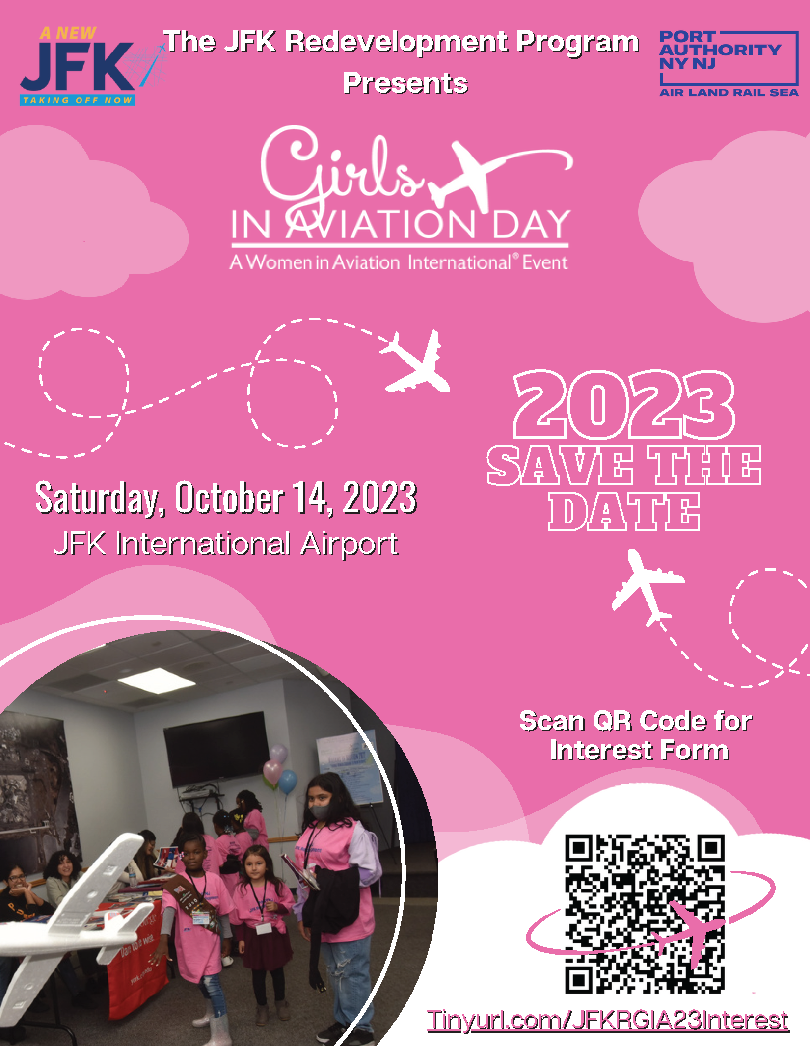 JFK Redevelopment Program Girls in Aviation Day - AMAC