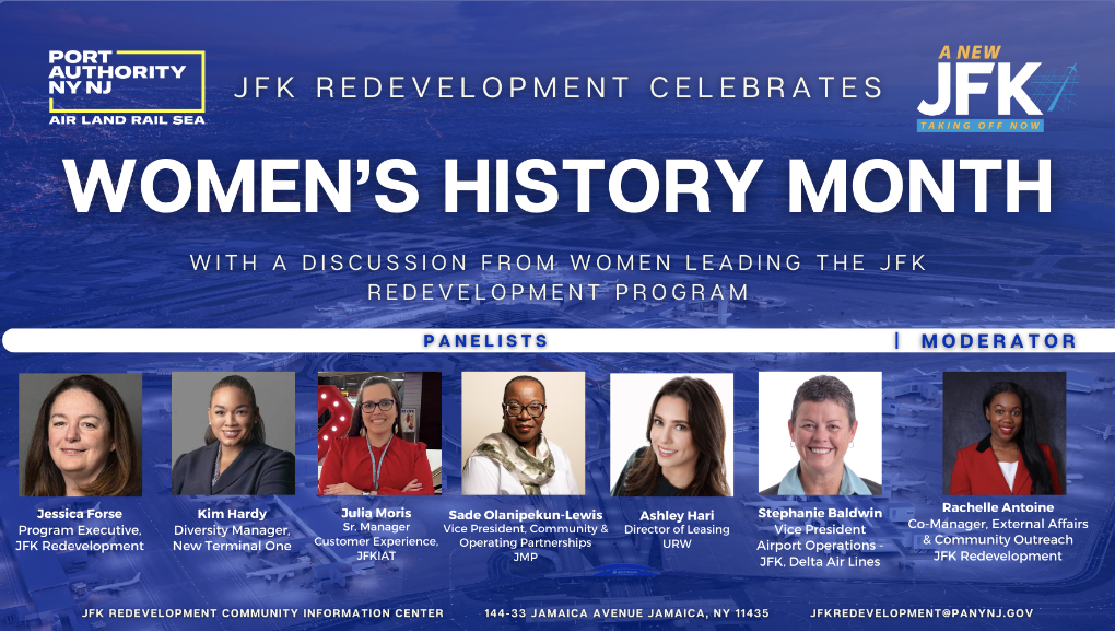 JFK Redevelopment Women's History Month Event - AMAC