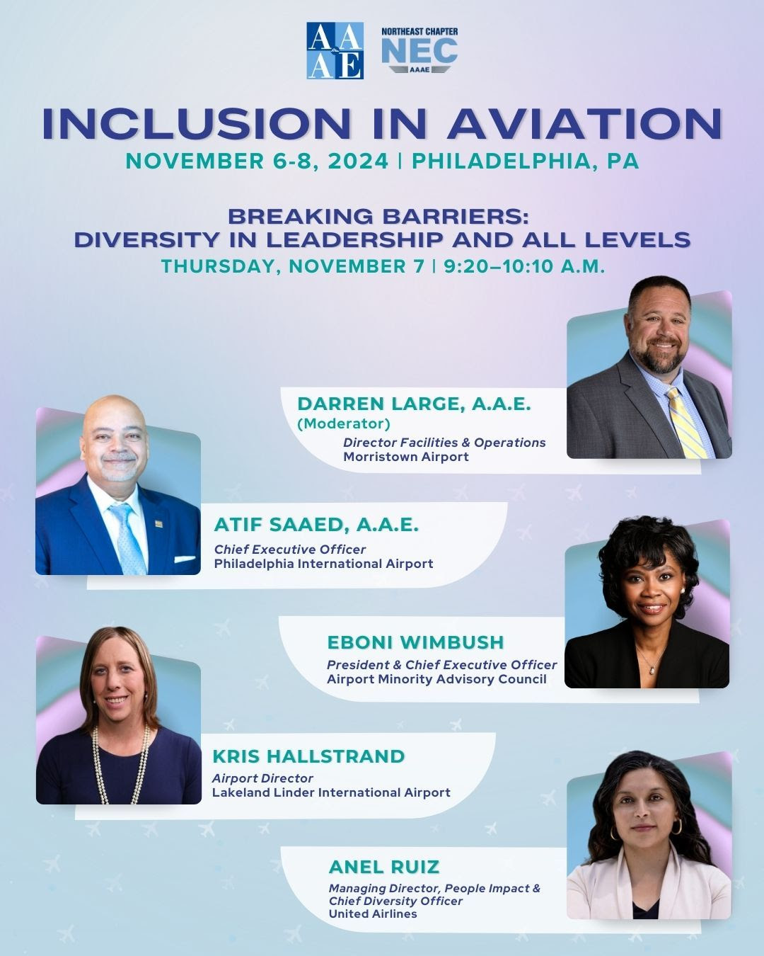 AAAE/NEC Inclusion in Aviation Conference - AMAC
