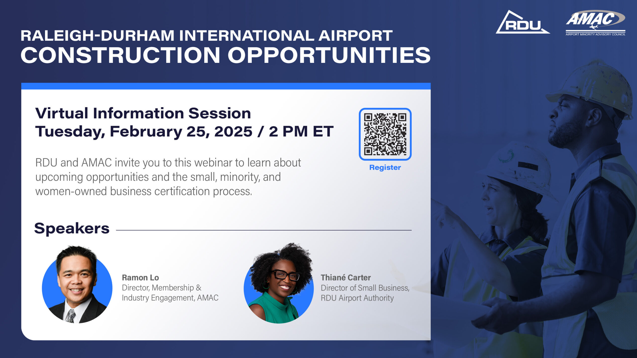 Raleigh-Durham International Airport Construction Opportunities Webinar - AMAC