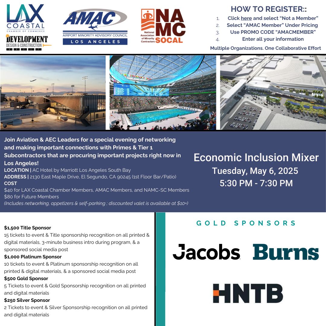 AMAC Los Angeles Chapter Economic Inclusion Mixer - May 2025 - AMAC